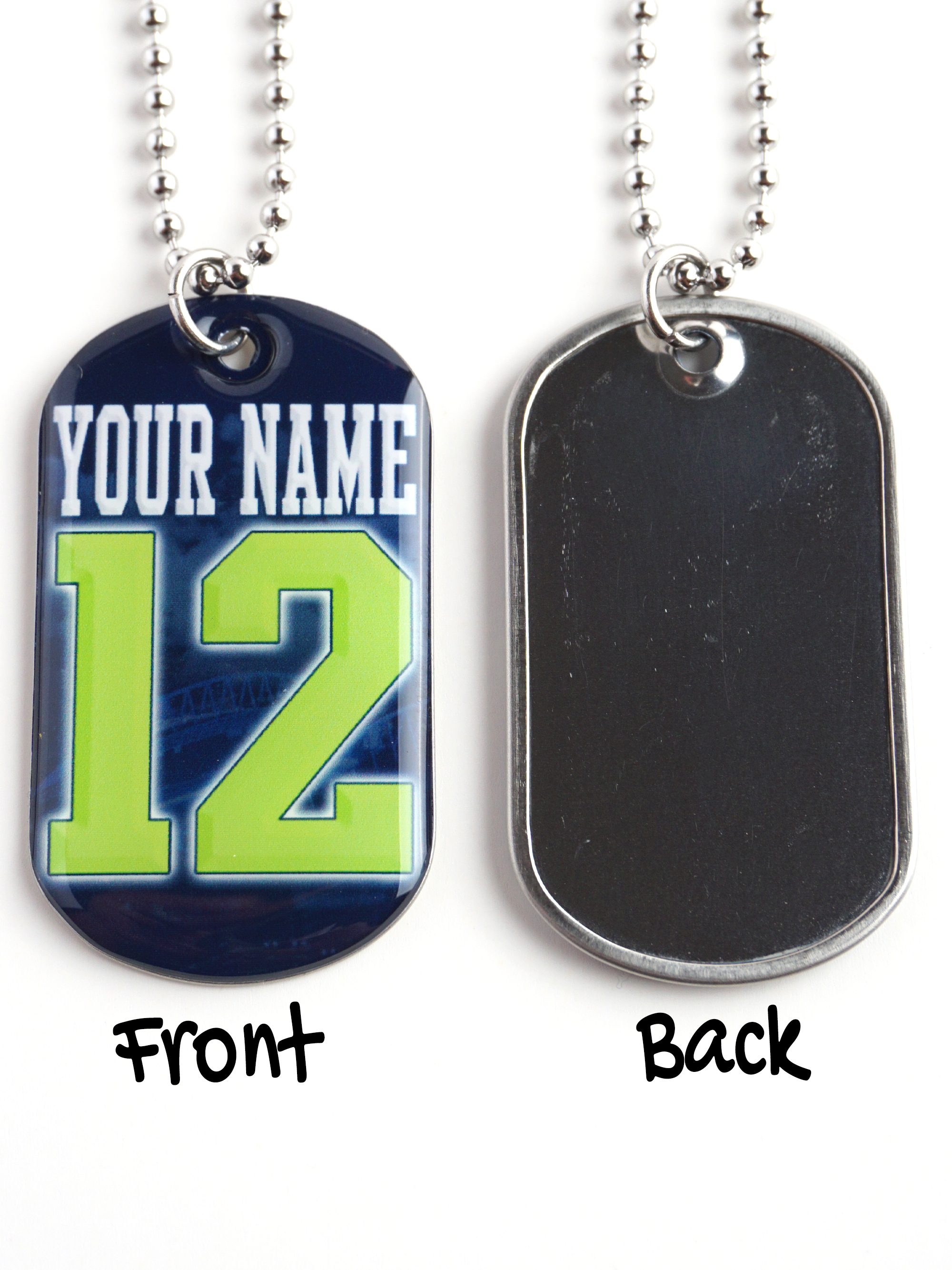 Fan Tag Necklace – Northwest Flexin
